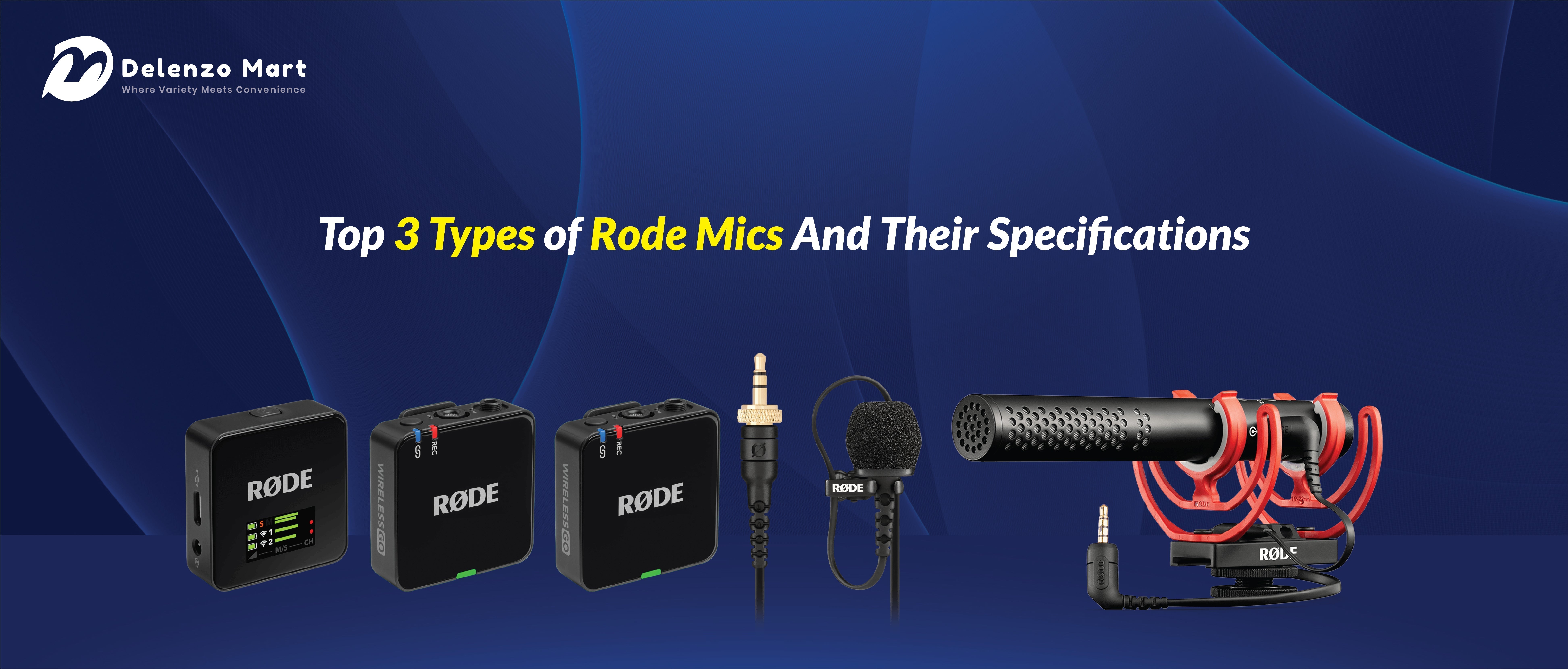 Top 3 Rode Mic Types & Their Best Uses – DelenzoMart